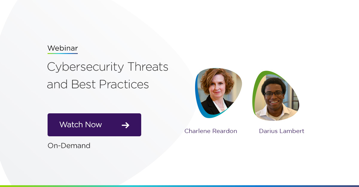 Webinar Cybersecurity Threats And Best Practices