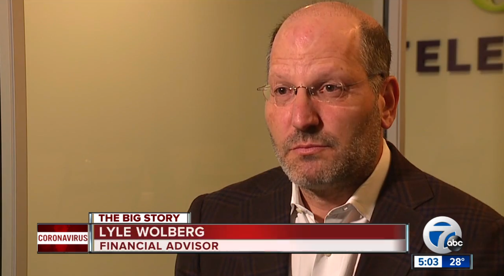 Coronavirus and the Stock Market with Lyle Wolberg on Detroit's WXYZ ...